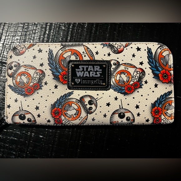 Loungefly | Bags | Star Wars Loungefly Bb8 Wallet | Poshmark
